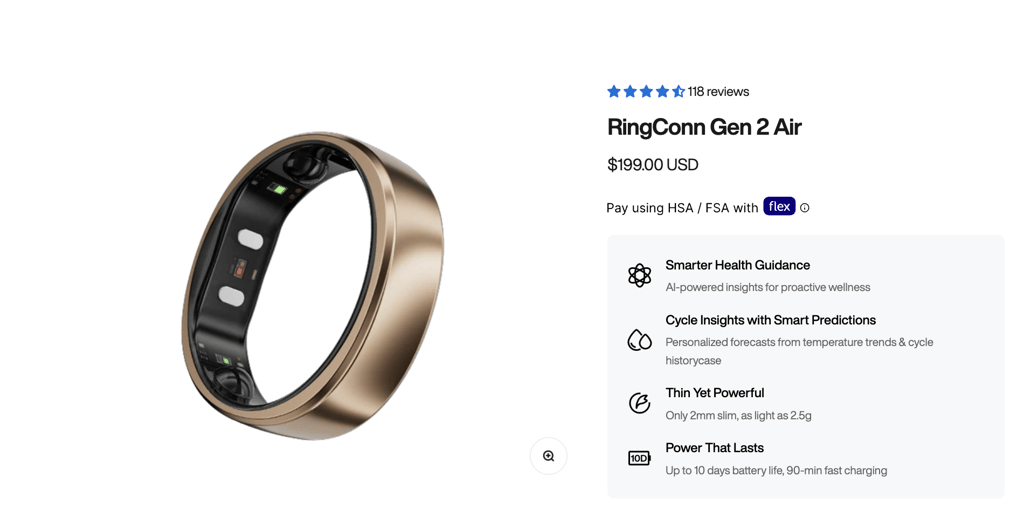 RingConn ring best price in January 2026 – deal to watch